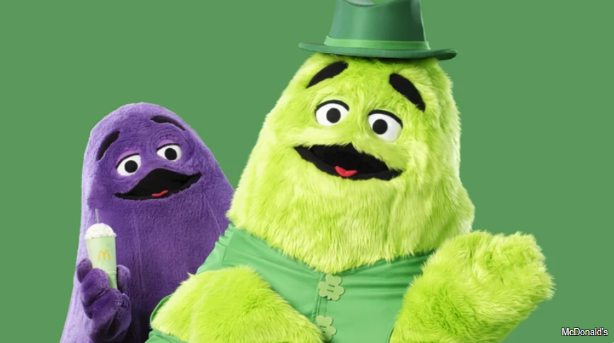 McDonald's brings back Uncle O'Grimacey after 40 years (MCD:NYSE ...