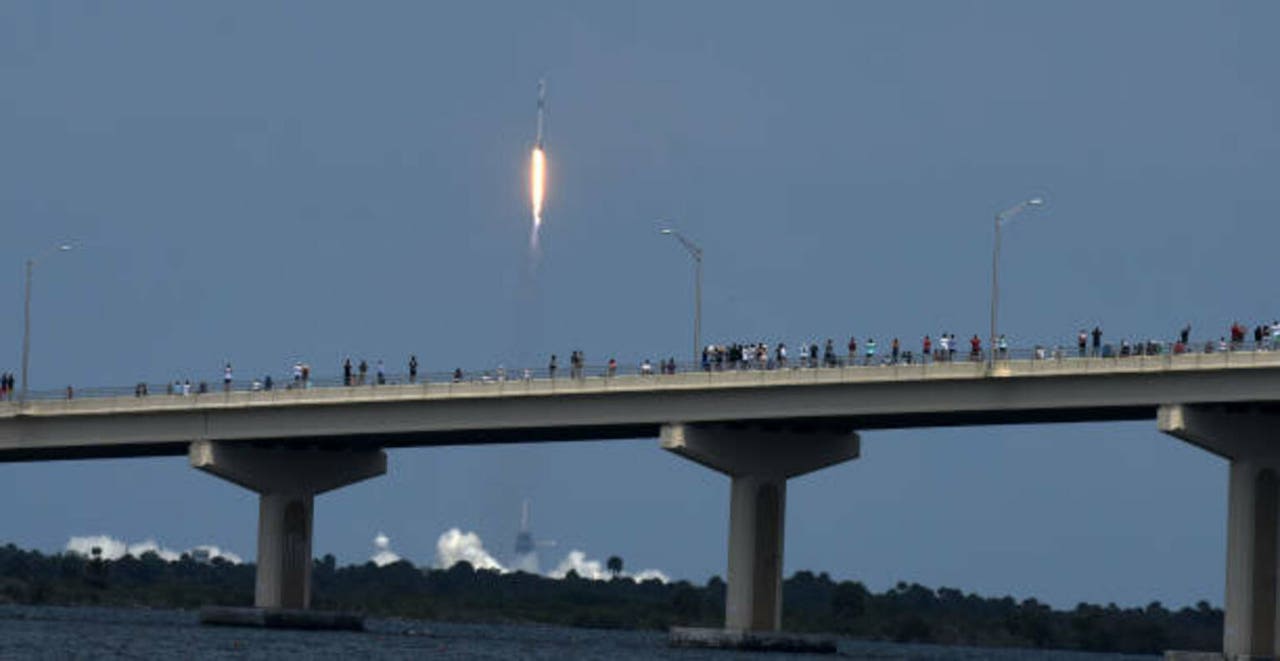 SpaceX capsule docks to rescue astronauts stuck on International Space ...