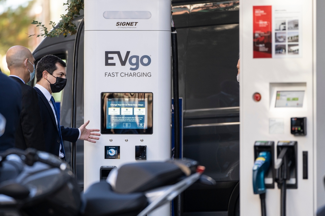 EVgo stock jumps on DOE loan guarantee to expand EV charging network ...