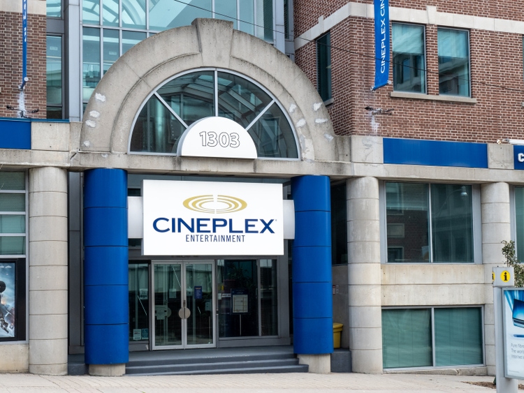 Cineplex says QTD box office revenues at about 88% of same period pre ...