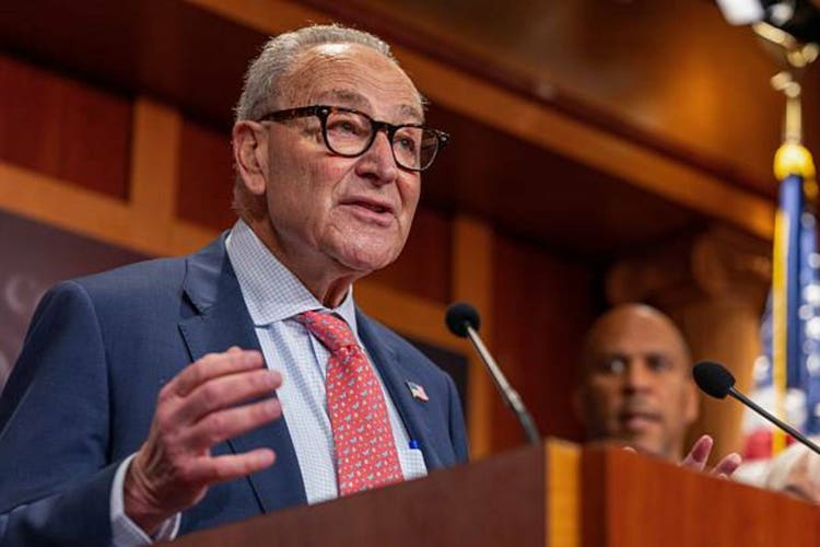 Schumer tests support for 7-10 day funding bill as government shutdown ...