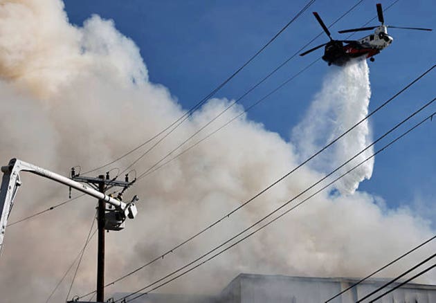 Lineage updates on Los Angeles facility fire, may access building on ...