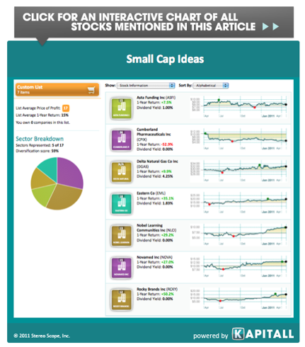 Small Cap Ideas: 7 Small Cap Stocks With Healthy Profit Trends ...