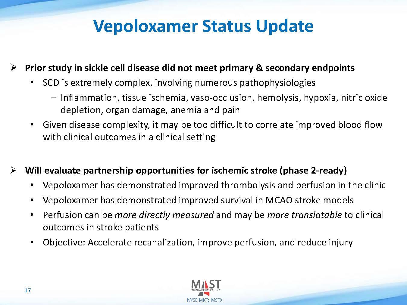 Mast Therapeutics: Increasing Shareholder Value (NASDAQ:SVRA) | Seeking ...