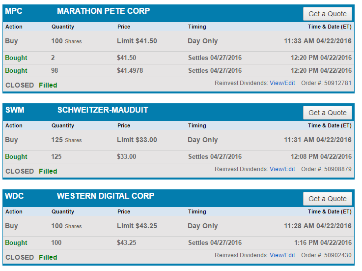 The Perfect Portfolio: Recent Purchases Made (April) | Seeking Alpha