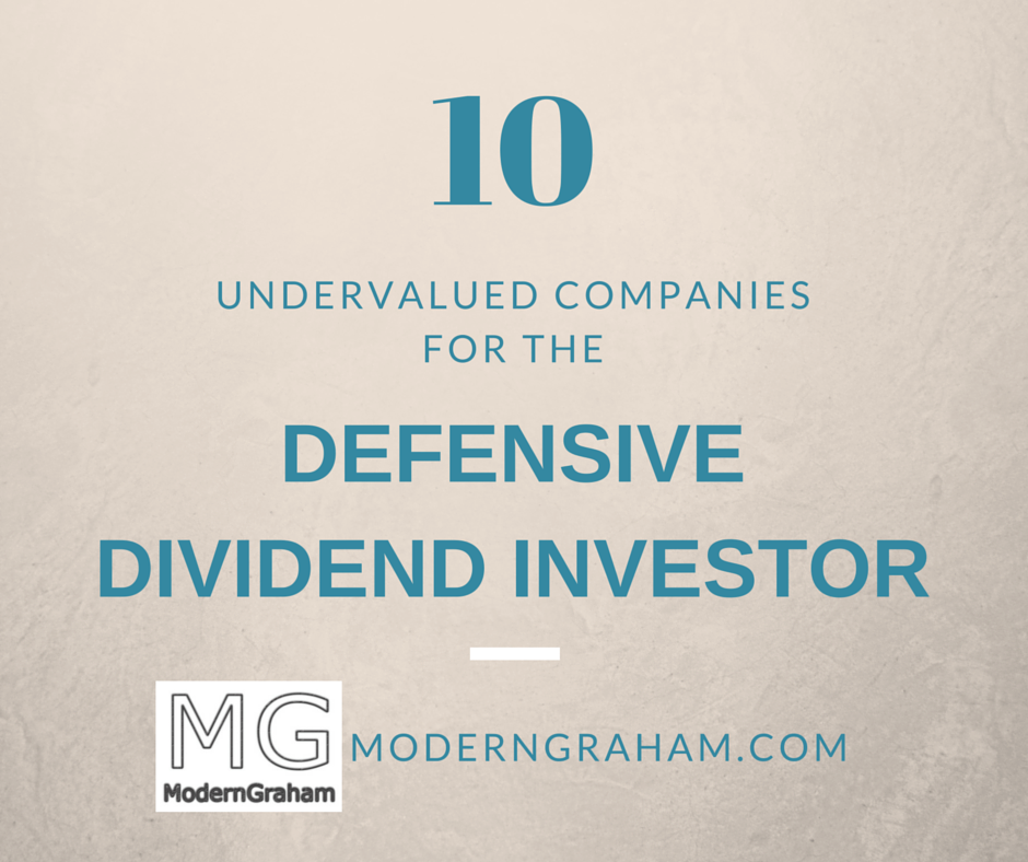 10 Undervalued Companies For The Defensive Dividend Stock Investor ...