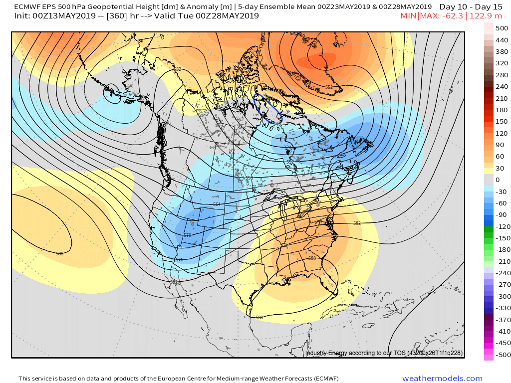Long-Range Weather Outlook 5-13-19 | HFI Research Natural Gas | Seeking ...