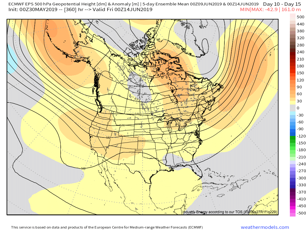 Long-Range Weather Outlook 5-30-19 | HFI Research Natural Gas | Seeking ...