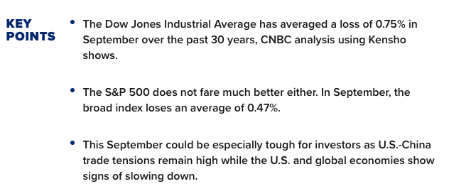 Should You Fear September? It Depends On The Year | Seeking Alpha