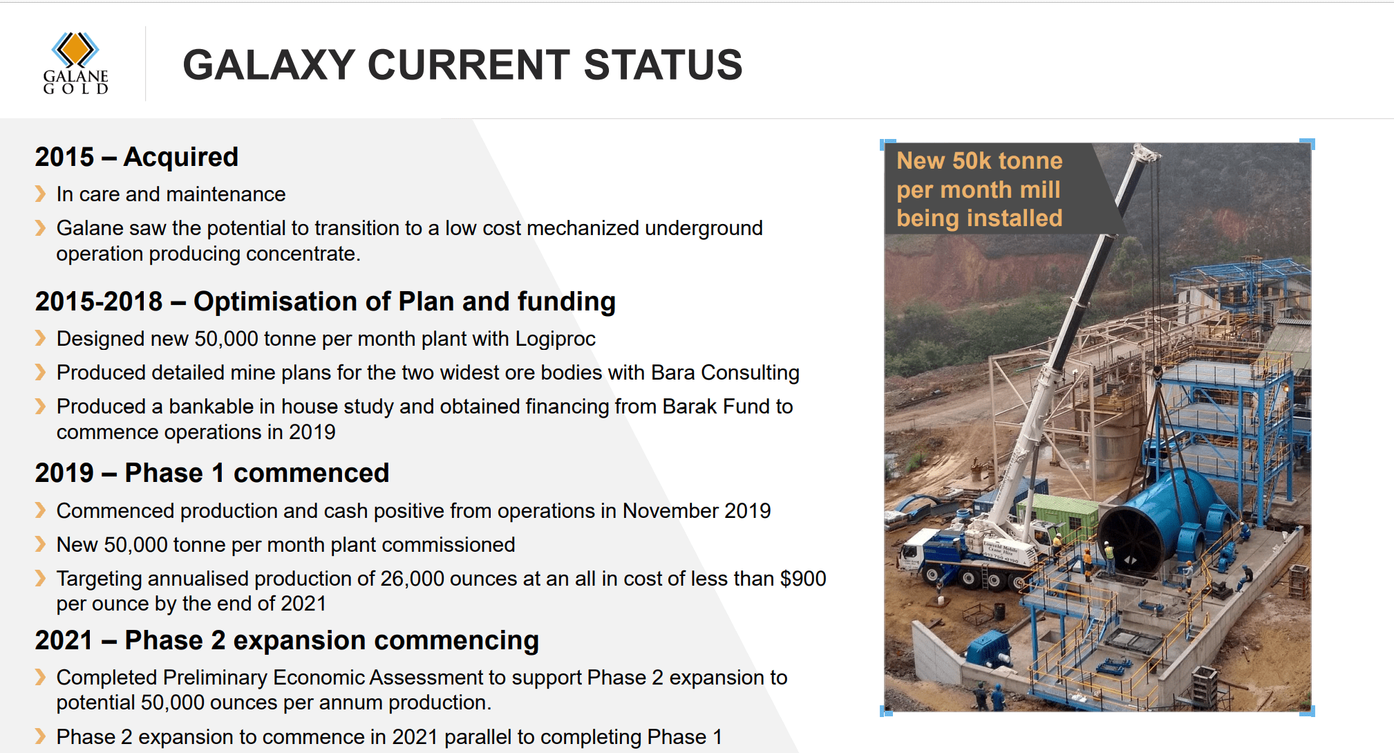 Buy Profitable And Future 110,000oz Miner Galane Gold For $26.6 Million ...