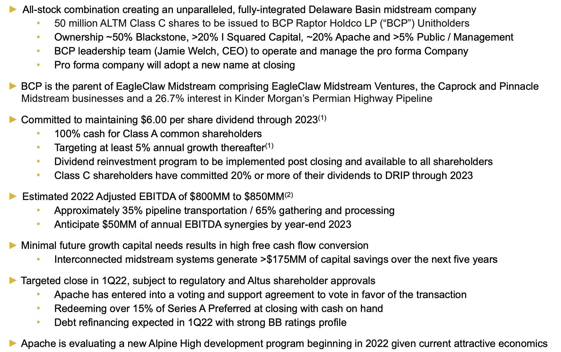 Altus Midstream With BCP Has Strong Return Potential (NASDAQ:ALTM ...
