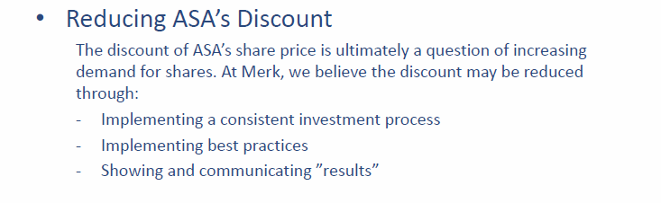ASA Looks Attractive At This Price Level (NYSE:ASA) | Seeking Alpha