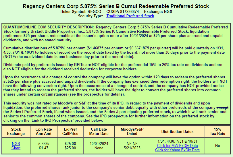 Regency Centers: Evaluating A Pair Of Preferreds Offered By This REIT ...