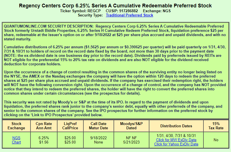 Regency Centers: Evaluating A Pair Of Preferreds Offered By This REIT ...