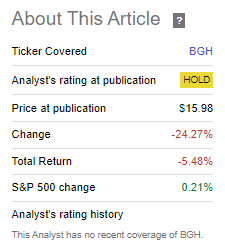 BGH: Double-Digit ~10% Yield With A Double-Digit Discount (NYSE:BGH ...