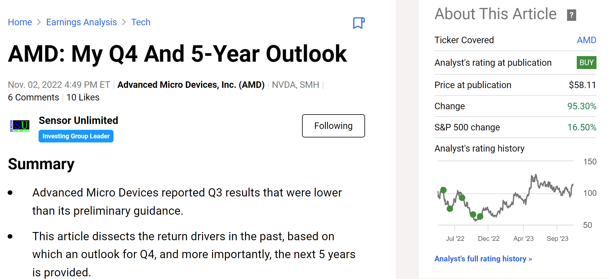 AMD: Time To Take Some Profit (Rating Downgrade) (NASDAQ:AMD) | Seeking ...