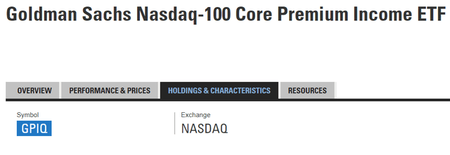 GPIQ And GPIX: Goldman Sachs' Response To JEPI And JEPQ (NASDAQ:GPIQ) | Seeking Alpha