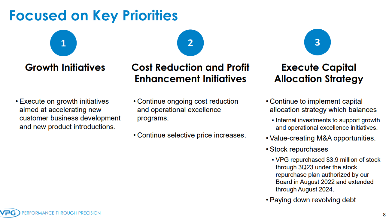 Vishay Precision Group: Missing A Growth Rebound (NYSE:VPG) | Seeking Alpha