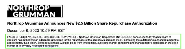 Northrop Grumman: Why I Remain So Very Bullish (NYSE:NOC) | Seeking Alpha