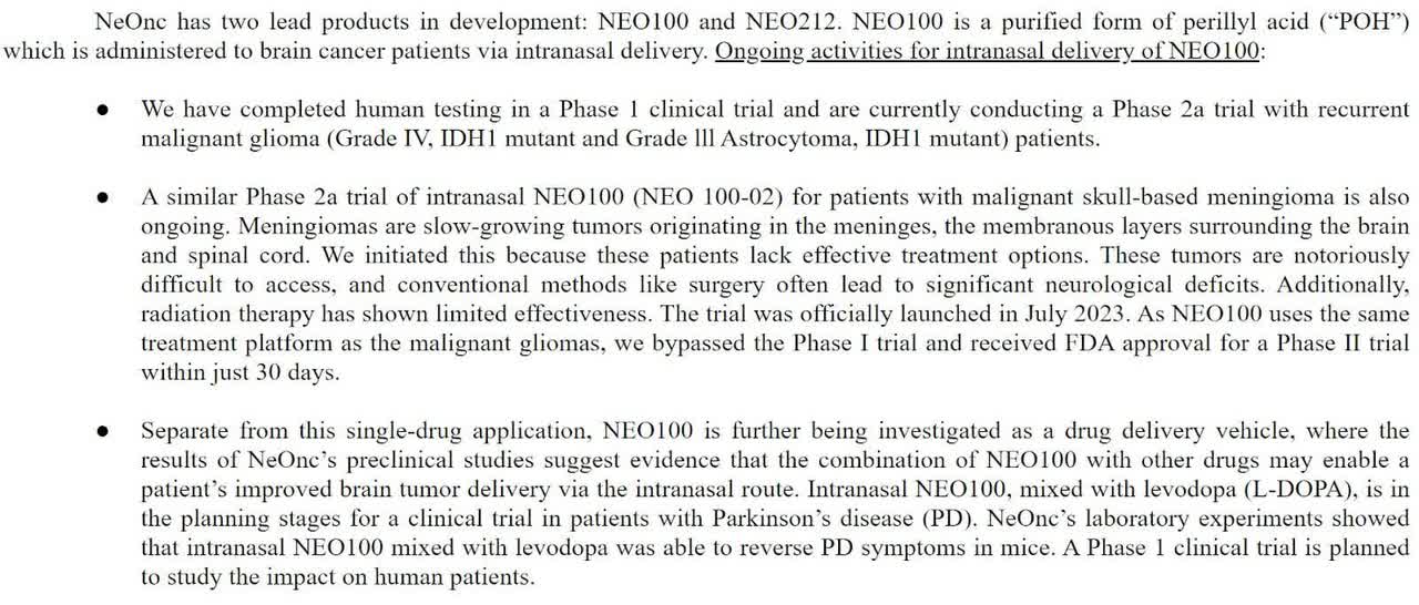 Neonc Technologies Seeks US IPO For Brain Cancer Treatment Pipeline ...