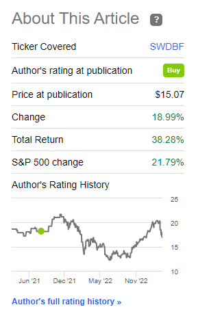 Swedbank Stock: A Decent Yield With A So-So Upside, But National Risk (OTCMKTS:SWDBF) | Seeking ...