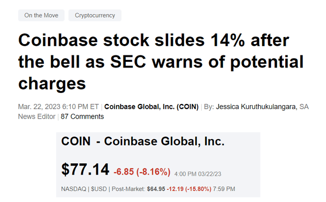 Coinbase Stock: Downtrend Could Be Stronger Than You Think (NASDAQ:COIN ...
