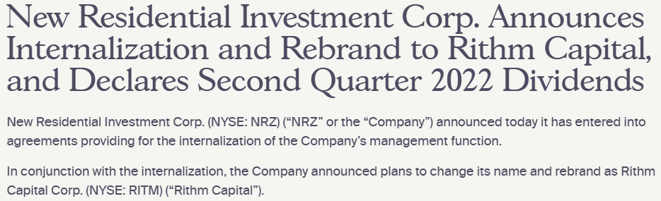 Rithm Capital: 13% Super-Charged Yield For Accelerated Income (NYSE ...