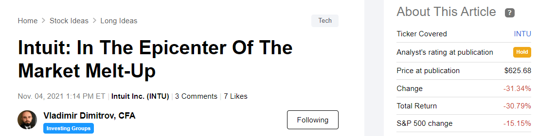 Intuit Stock: Strong Pricing Power Is Keeping It Together (NASDAQ:INTU ...