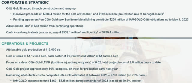 IAMGOLD Corporation: Turning More Bullish (NYSE:IAG) | Seeking Alpha