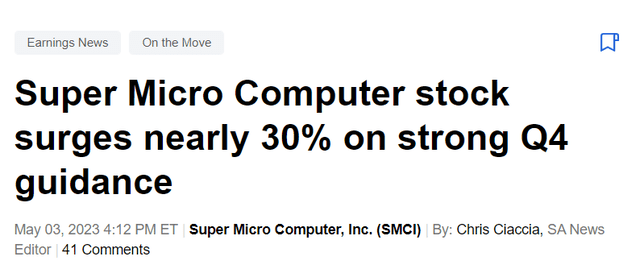 Super Micro Computer Stock: Time To Trim (Rating Downgrade) (SMCI) | Seeking Alpha