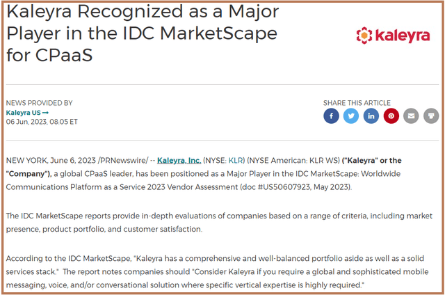 Kaleyra: Improving Profitability, Leveraging AI, But High Debt (NYSE:KLR) | Seeking Alpha