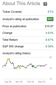 ETG: Discounted Global Exposure | Seeking Alpha