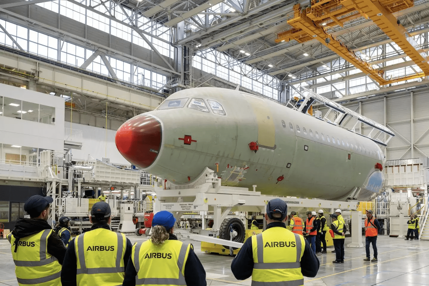 Airbus’s newest assembly line for smaller planes revives A380 plant ...