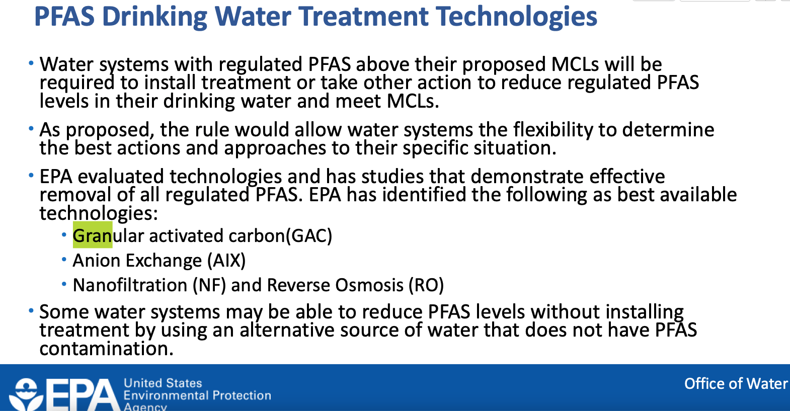 Advanced Emissions Solutions: The EPA's PFAS Policy Proposal Is A ...