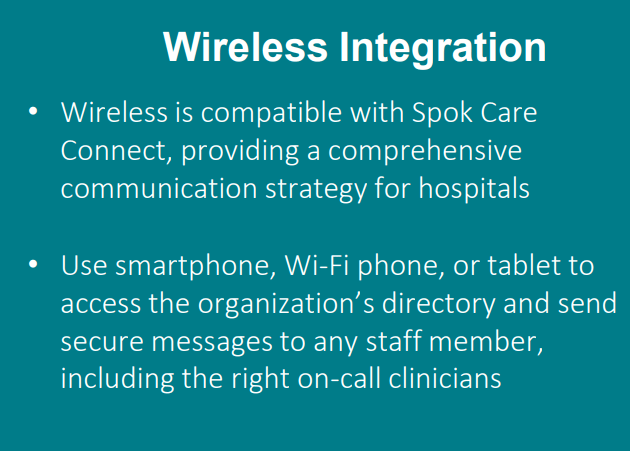 Spok: Wireless Connections In Hospitals And Scalability May Imply ...