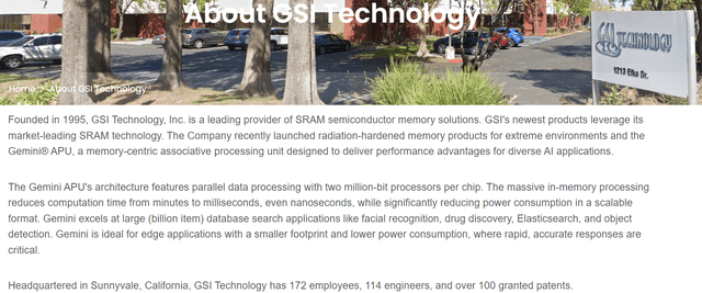 GSI Technology: Q1 Earnings Preview And Product Positioning Relative To ...