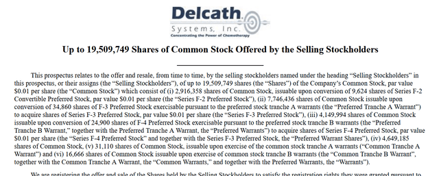 Delcath Systems: Prepare For Substantial Dilution Post-FDA Approval For ...
