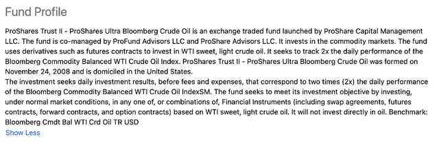 Is It Time To Load Up On UCO? (NYSEARCA:UCO) | Seeking Alpha