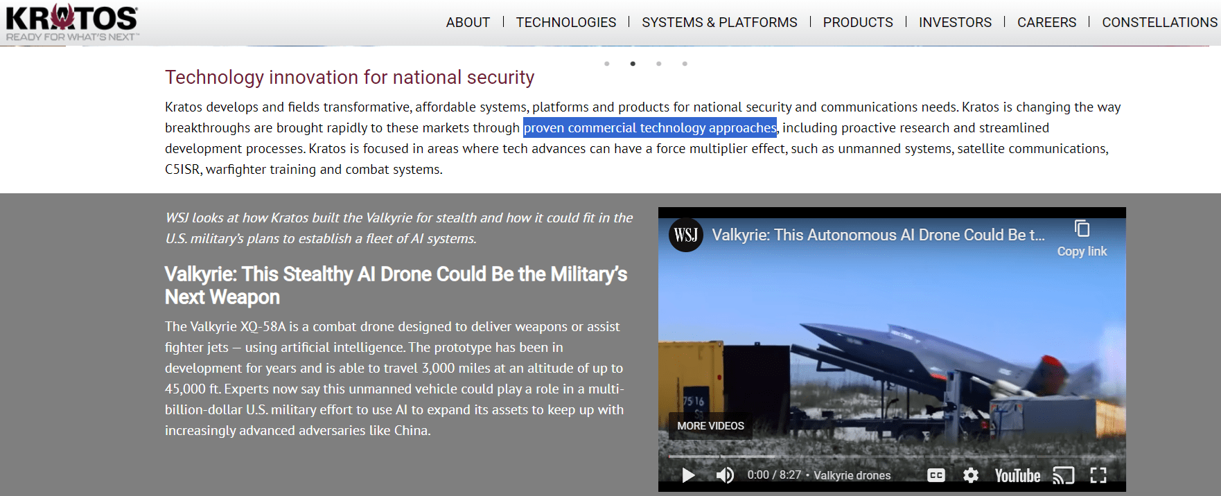 Kratos: Software-Driven, And Aligned With The DoD (NASDAQ:KTOS ...