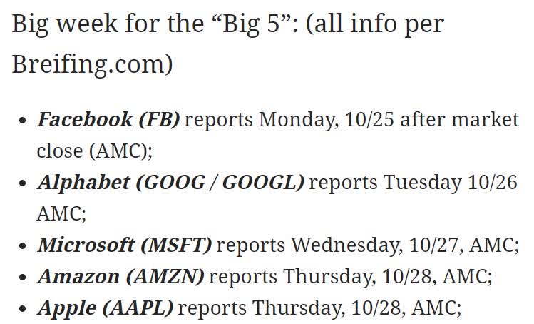 4 Things You Need To Know About The Most Important Earnings Week Of The ...