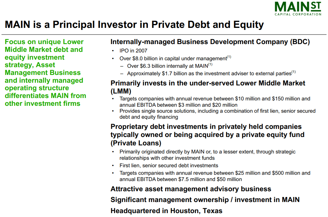 Main Street: One Of The Best Post-Trump Victory Blue Chips You Can Buy ...