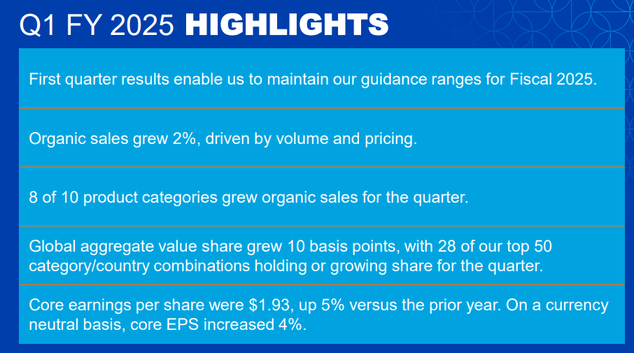 Procter & Gamble: Global Disinflation, Productivity, Potential Upside ...