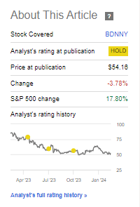 Boliden: Expected Underperformance, But This Can Now Be A 'BUY' (OTCPK:BDNNY) | Seeking Alpha