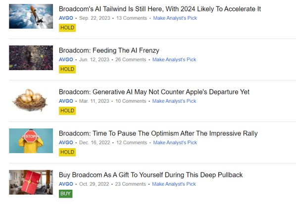 Broadcom's Impressive Rally Still Has Legs (NASDAQ:AVGO) | Seeking Alpha