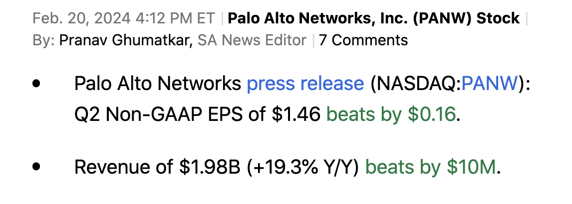Palo Alto Networks Stock: Painful AI Reality (NASDAQ:PANW) | Seeking Alpha