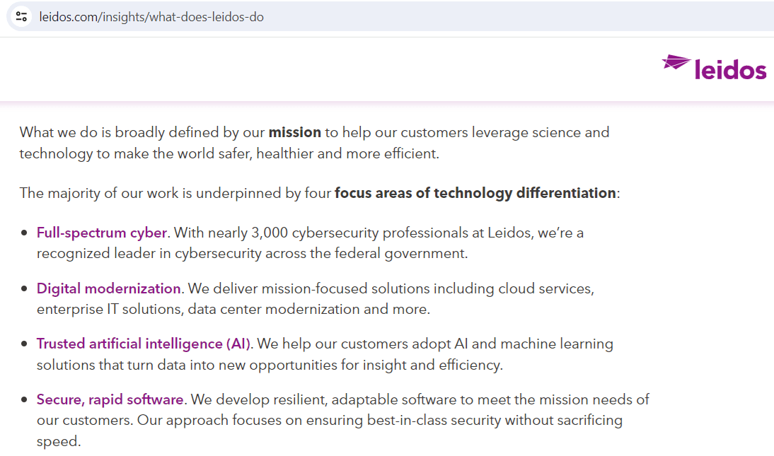 Leidos: Well-Positioned IT Play Operating In The Defense Space (NYSE ...
