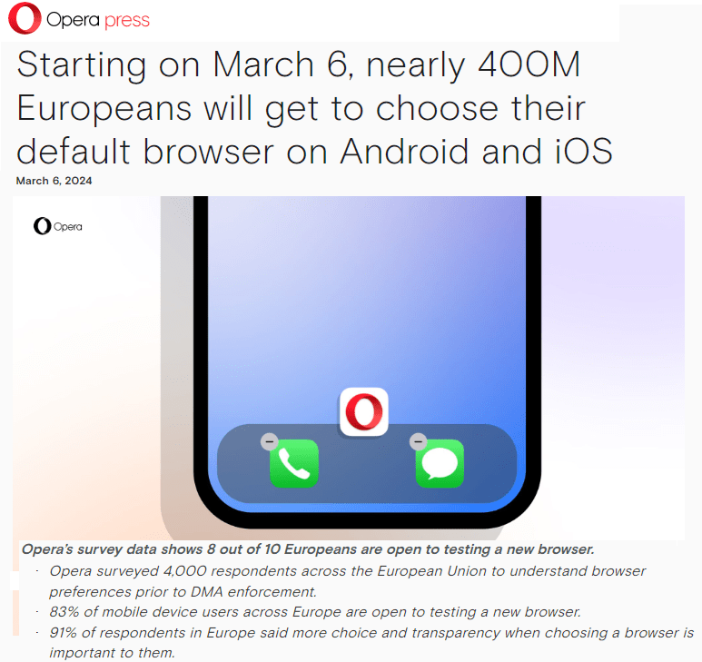 Opera: Earnings Call Will Most Likely Focus On The Digital Market Act ...