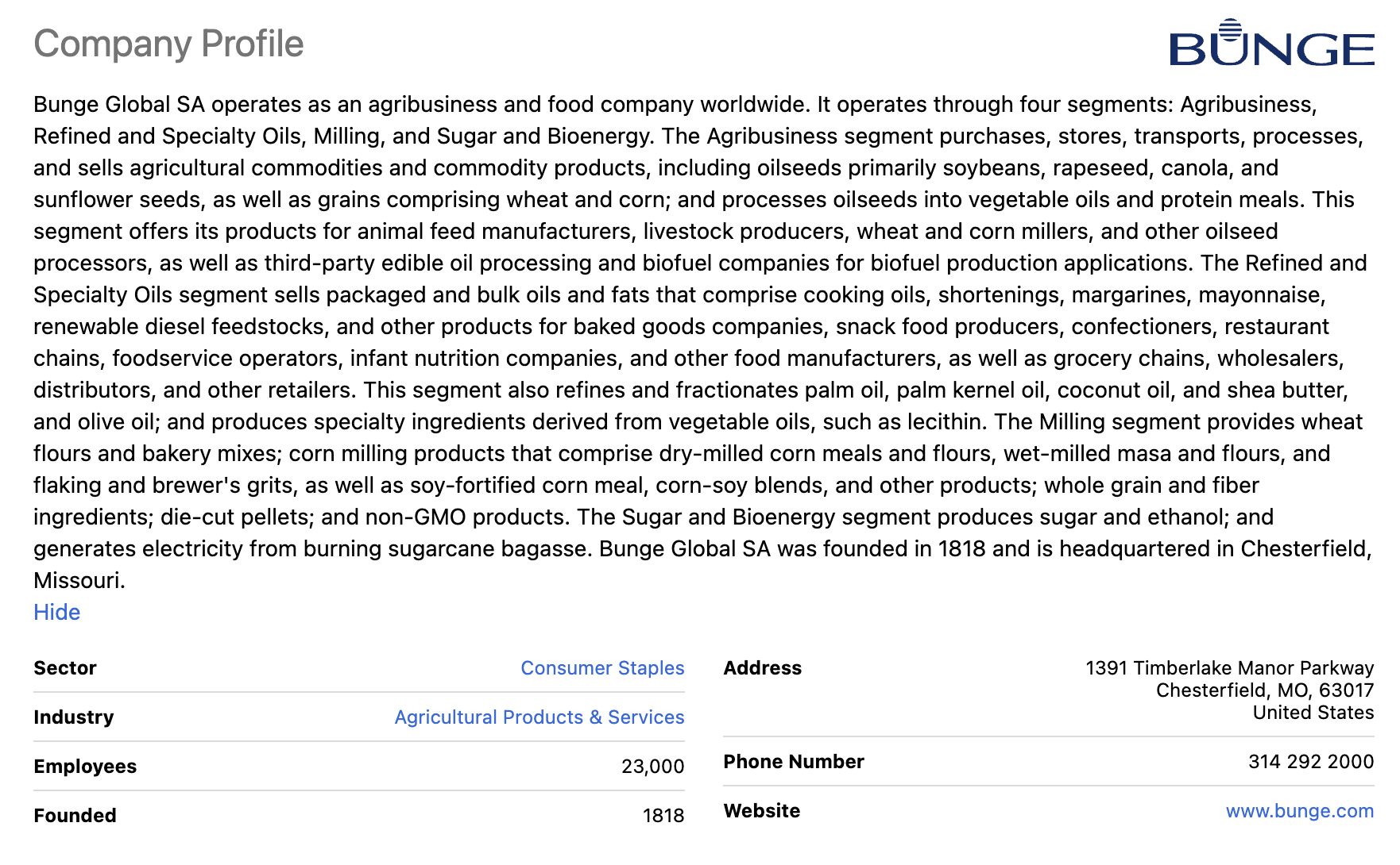 Bunge: Consolidation Could Be A Buying Opportunity (NYSE:BG) | Seeking ...