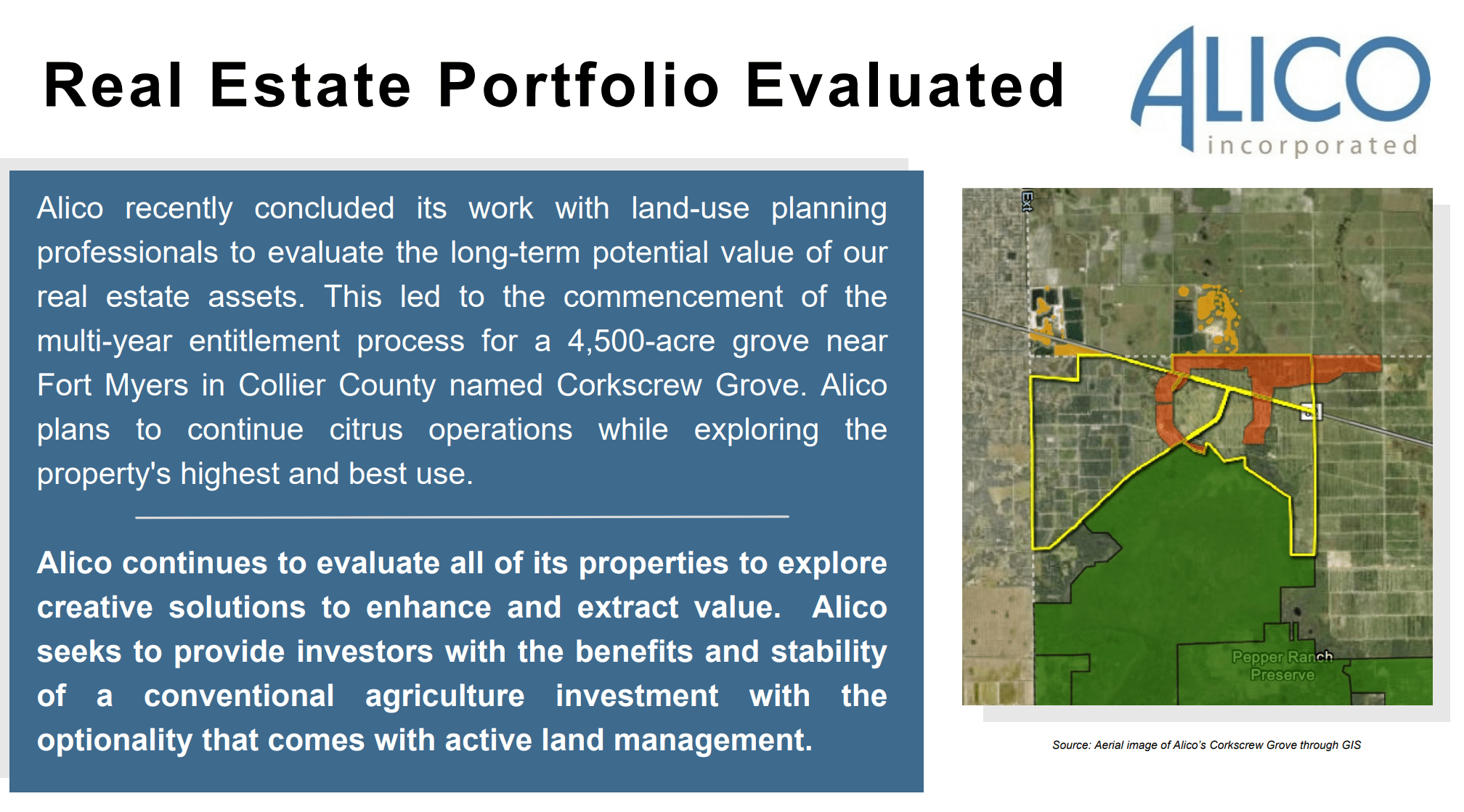 Alico: Thesis Playing Out; Maintain Buy (NASDAQ:ALCO) | Seeking Alpha