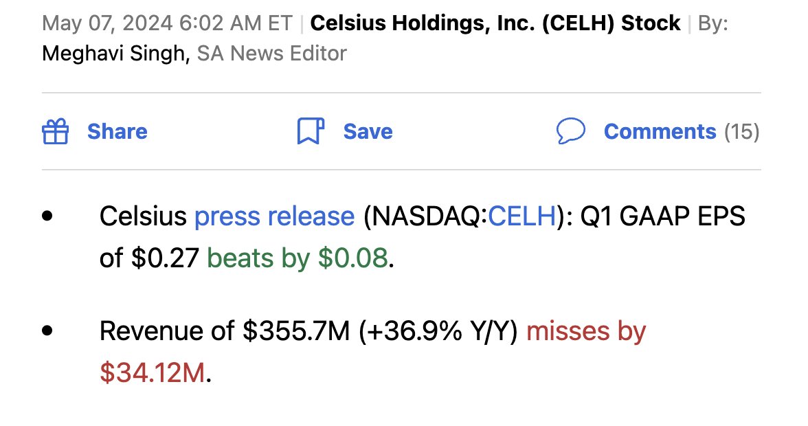 Celsius: Unaltered Growth Story (NASDAQ:CELH) | Seeking Alpha
